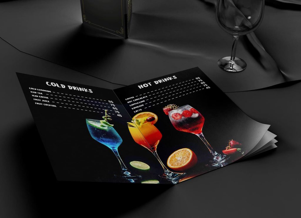 Booklet Menu Printing Dubai | Custom Menus by Printo UAE