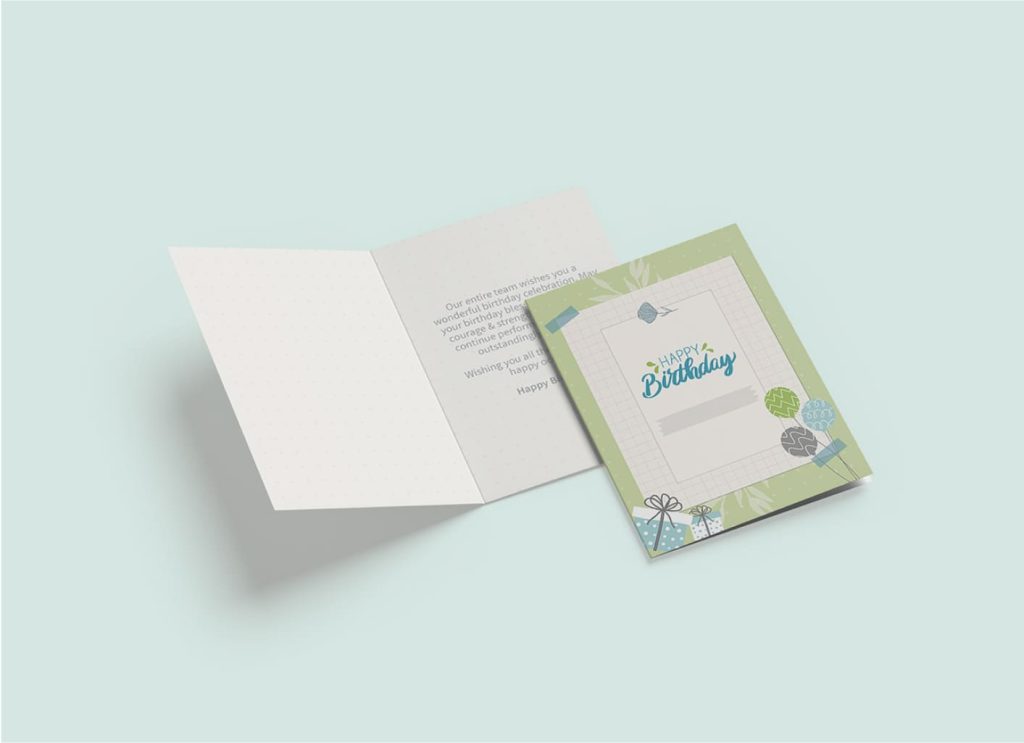 Standard Greeting Cards – Custom Printed in Dubai