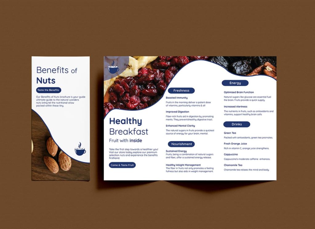 Tri-Fold Menu Printing in Dubai | Custom Menus by Printo