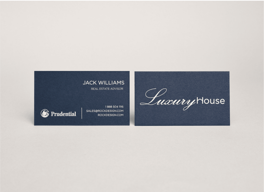 Triplex Business Cards (Matt) | Premium Thick Cards Dubai