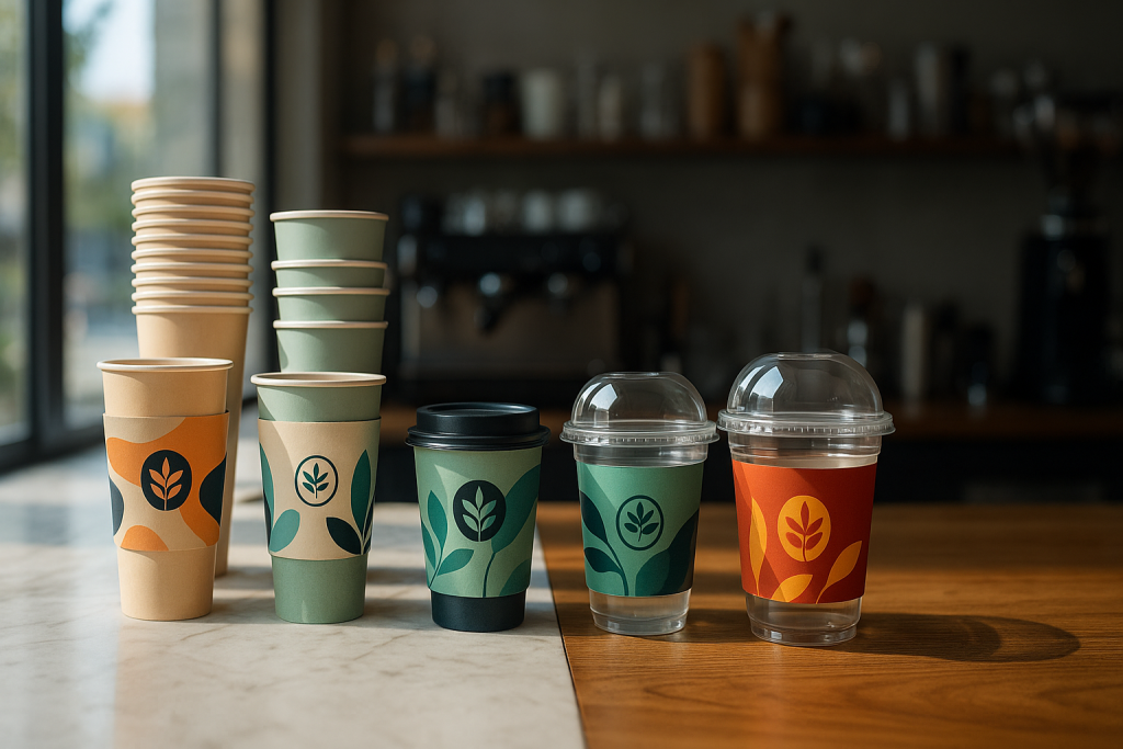 Cups Printing in Dubai – Custom Coffee, PET & Paper Cups | Printo UAE