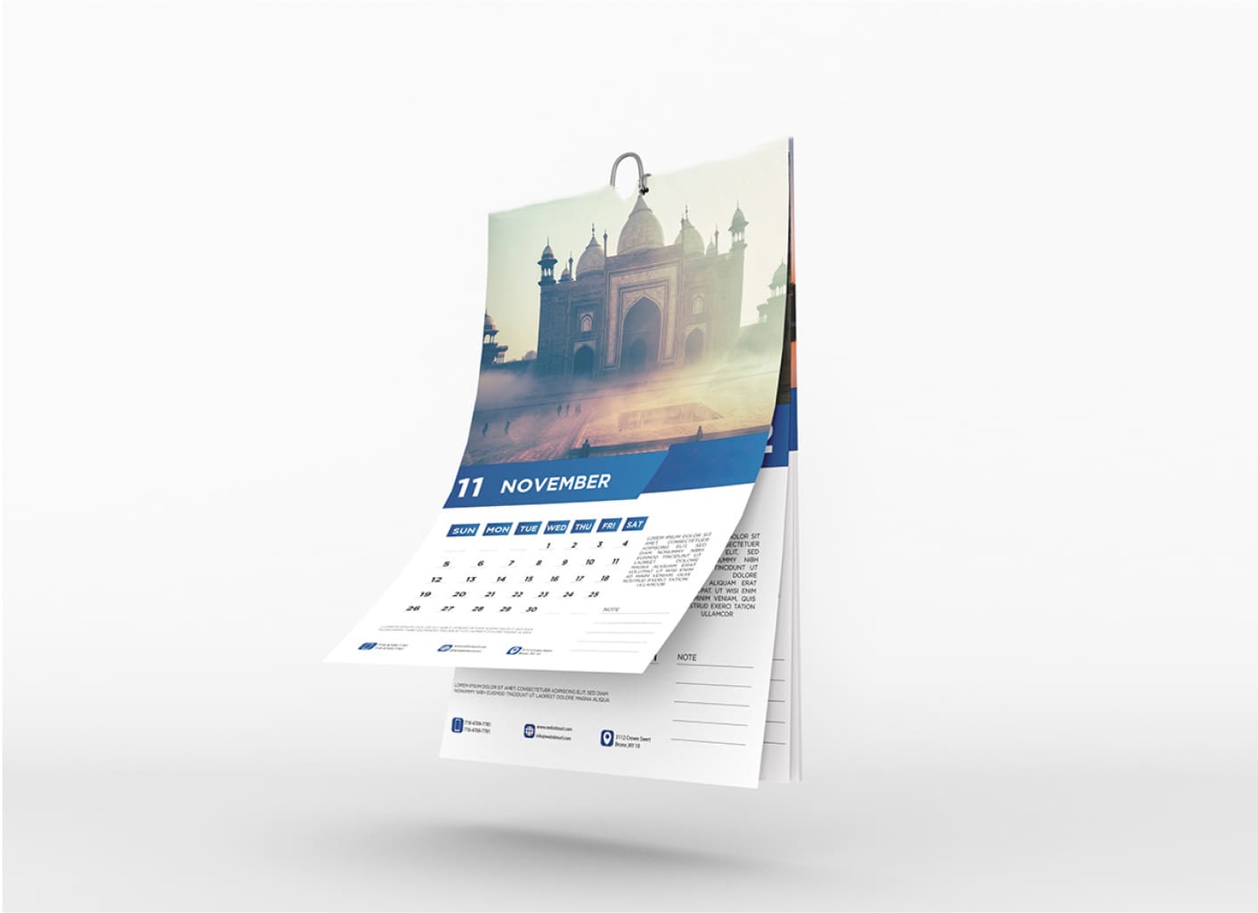 Table Calendar Planner Printing in Dubai 2026 | Box & Pads | Printo UAE